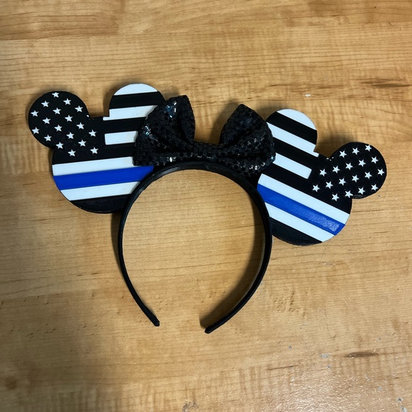 Accessories | Police Minnie Mickey Ears | Poshmark